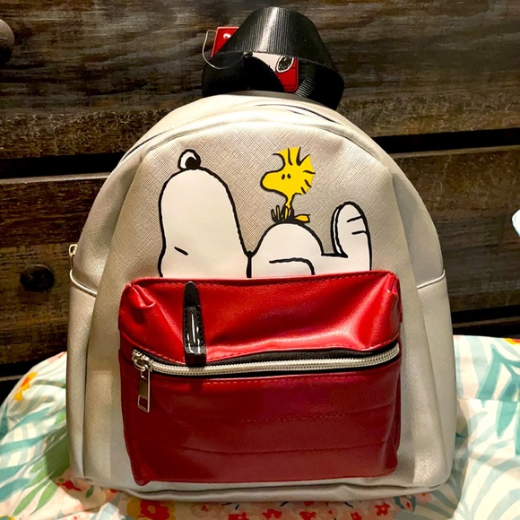 Bags | Peanuts Snoopy And Woodstock Backpack | Poshmark